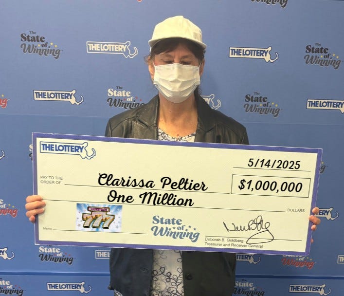 Southbridge woman is first $1 million winner in new Mass. Lottery game