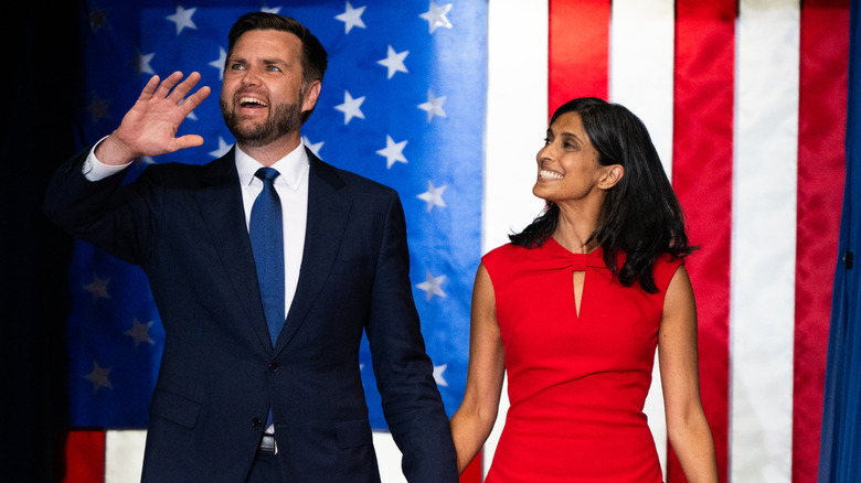 Usha Vance Attempts To Class Up Skin-Tight Fashion Fail & It's A Total Bust