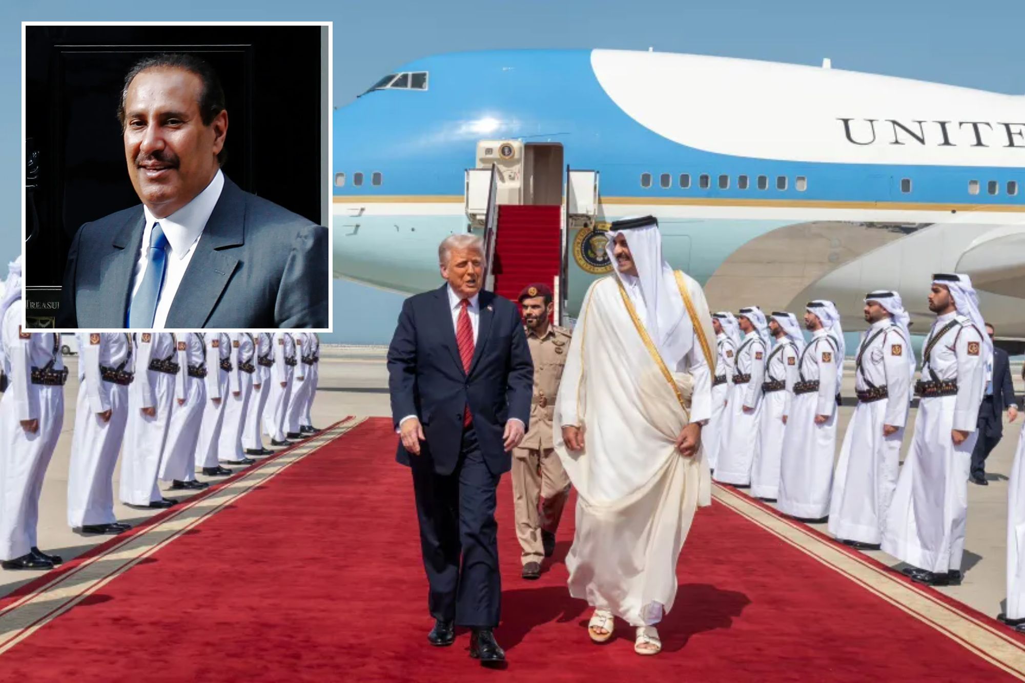 Sheikh who owns $400M Qatari jet gifted to Trump is embroiled in $20M ...