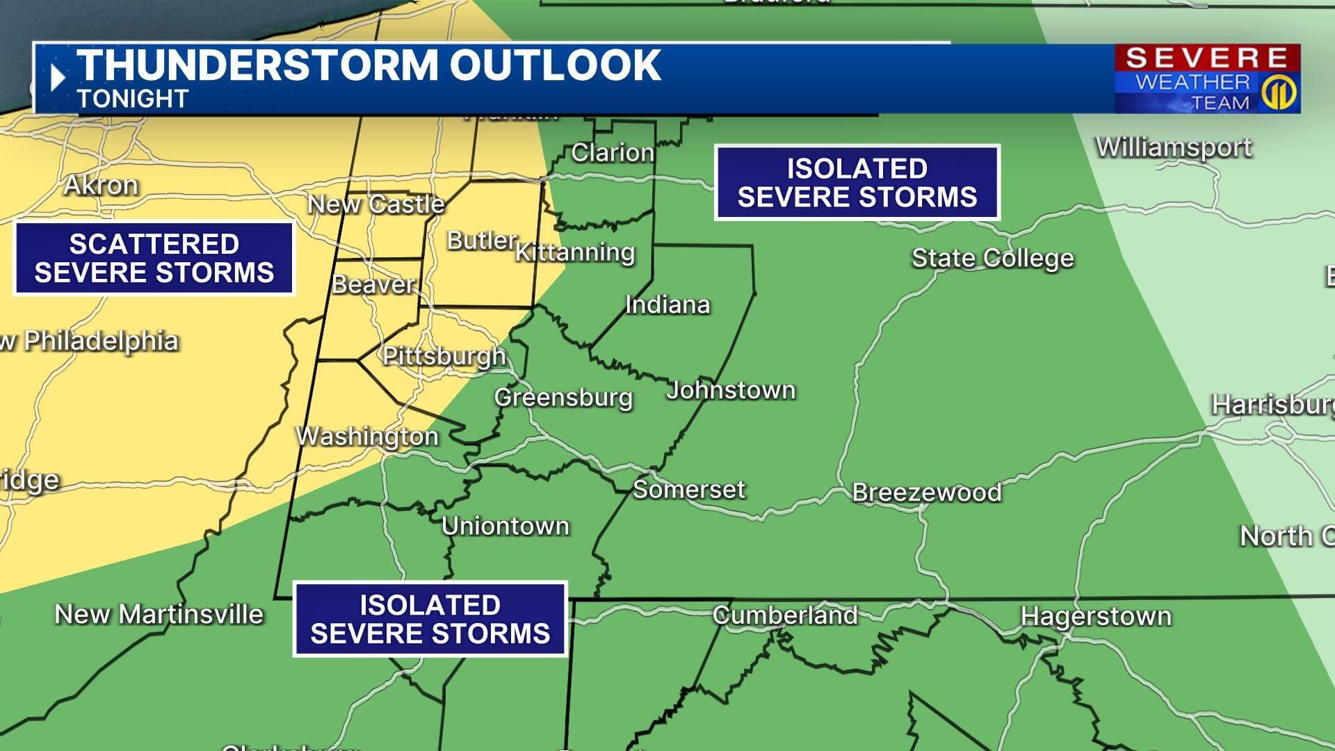 Strong storms overnight could bring damaging winds, hail and isolated ...