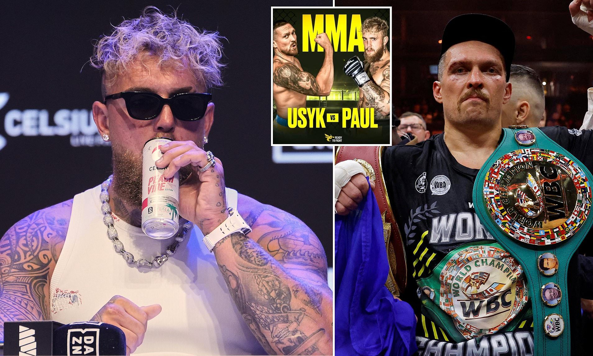 Jake Paul calls out Oleksandr Usyk as YouTuber's team claims he is in ...