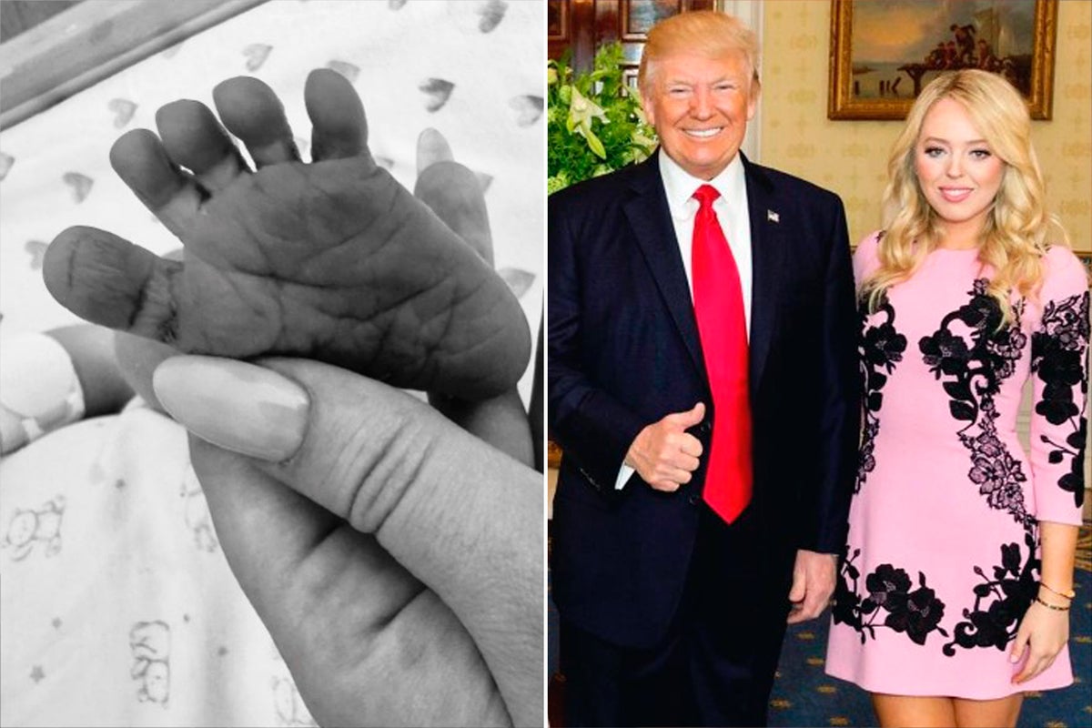 Trump becomes a grandfather for the 11th time as Tiffany gives birth to ...