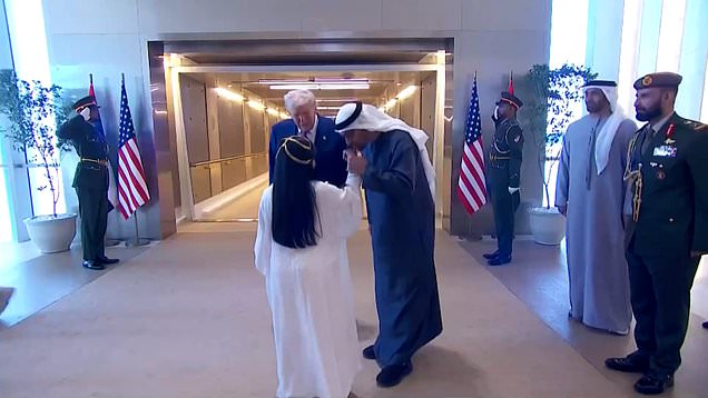 Trump receives sweet welcome gift upon arrival in Abu Dhabi