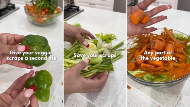 Resourceful home cook shares brilliant recipe using trash-bound veggies ...