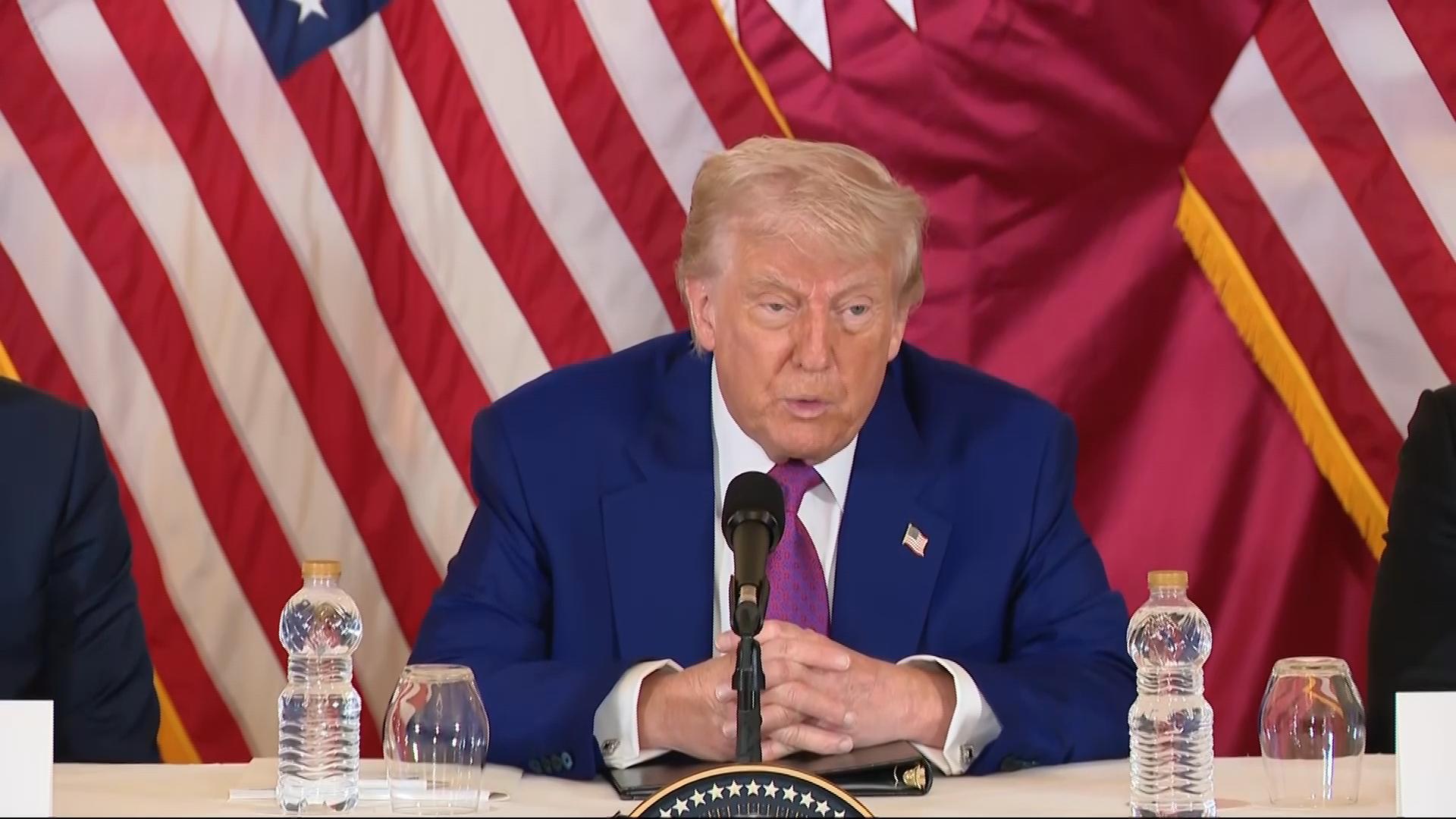 Trump says "Iran problem" should be solved in "intelligent way" rather ...