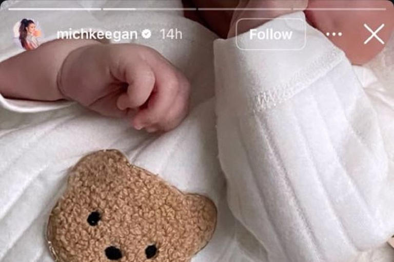 Michelle Keegan looks amazing as she 'twins' with baby Palma after ...