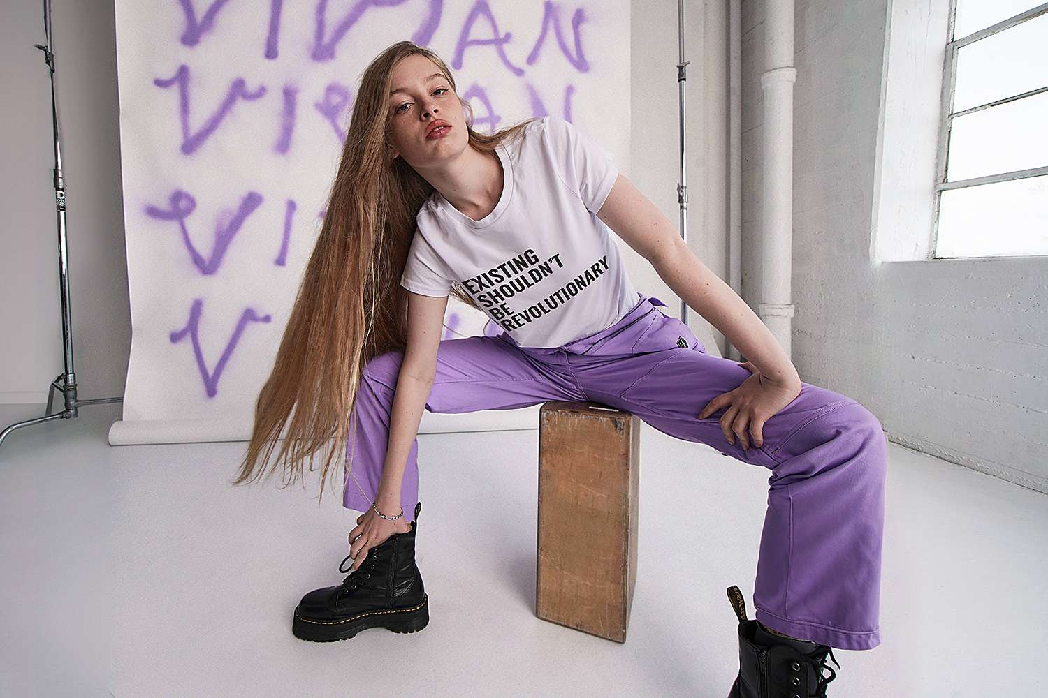 Vivian Wilson Rocks 40-Foot Braid, Limited-Edition Tee to Celebrate ...