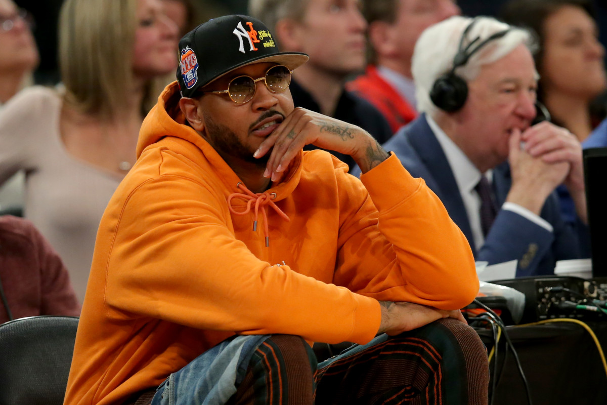 NBA Legend Carmelo Anthony Reacts to Major Kiyan Anthony News