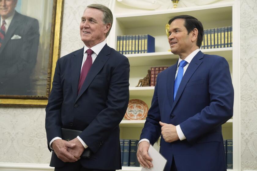 New U.S. ambassador, former senator and business executive David Perdue ...