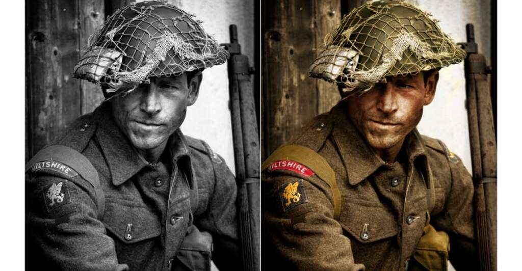 20 Colorized Photos Of Soldiers From WWII
