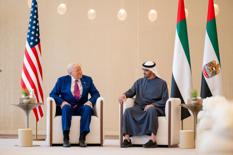 US President Donald Trump visits Sheikh Zayed Grand Mosque in Abu Dhabi
