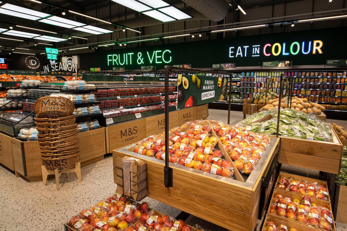 Groceries returning to M&S shops after cyber attack left some shelves empty Groceries returning to M&S shops after cyber attack left some shelves empty