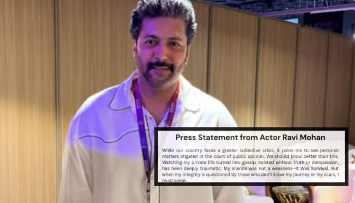 Tamil Actor Ravi Mohan Issues Statement Denying Allegations By Wife ...