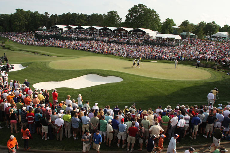Explaining how the Sub Air system works at Quail Hollow at the 2025 PGA ...