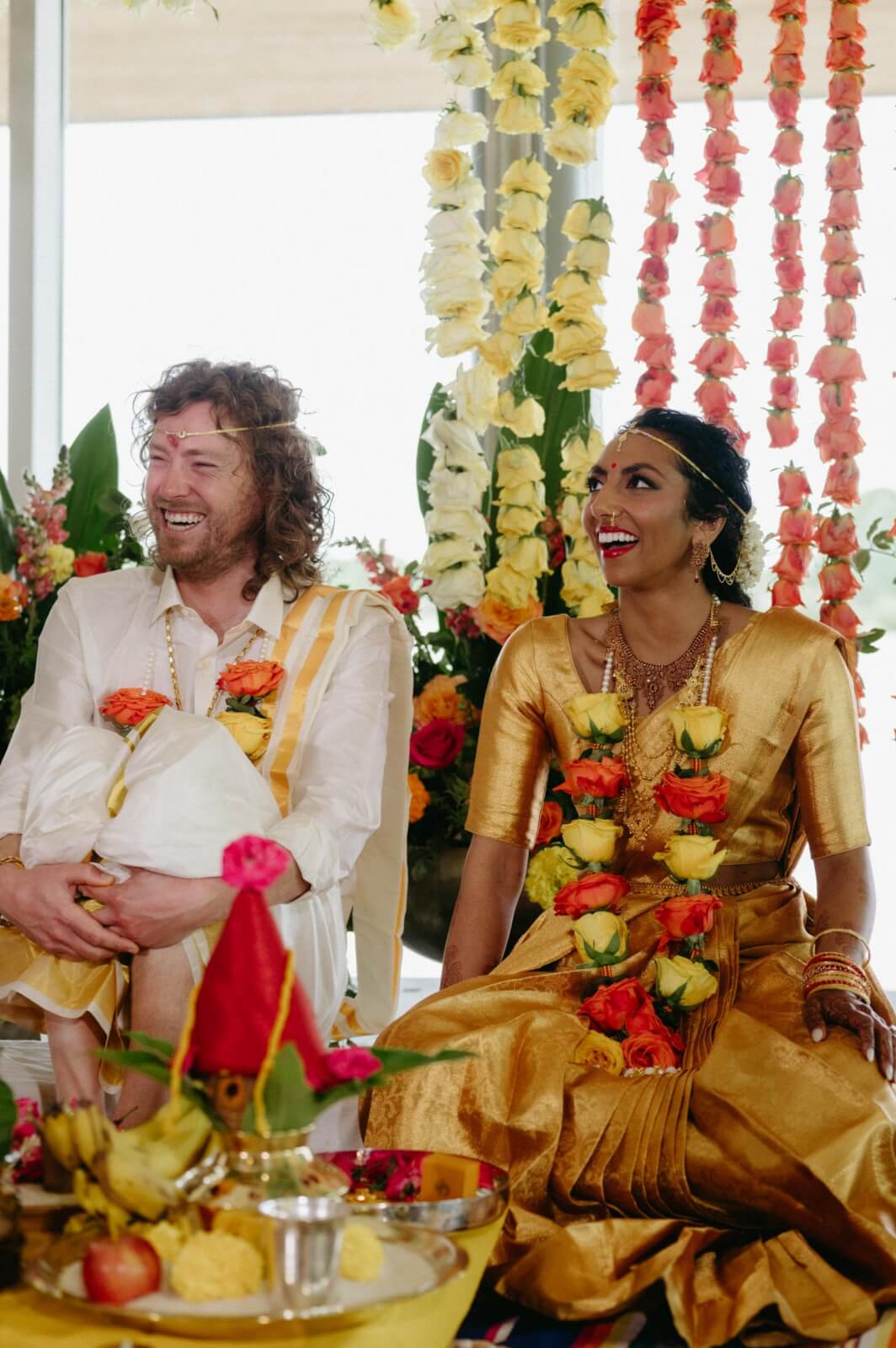 This Bollywood-Inspired Wedding Lit Up the FedEx Event Center!