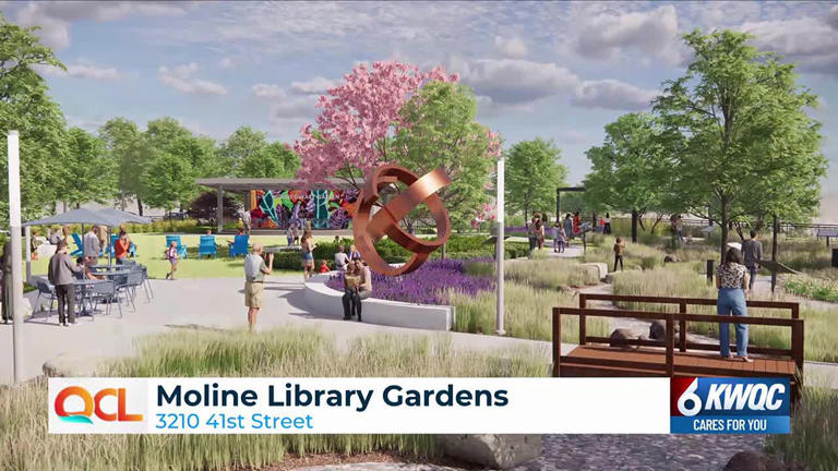 Moline Public Library unveils new Library Gardens