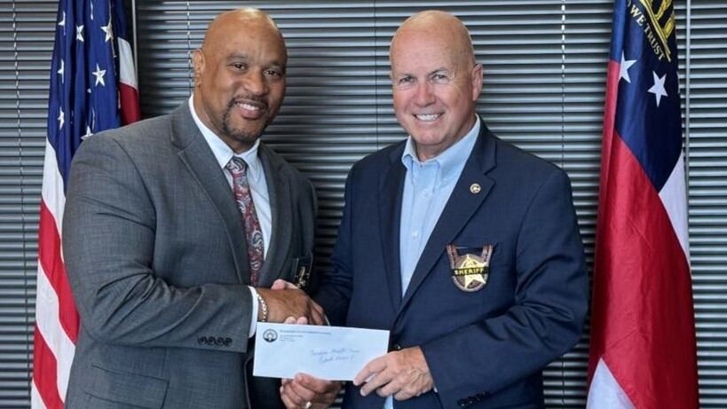 Sheriff donates $4,000 from fundraiser toward Georgia youth homes