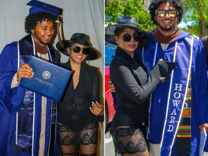 Toni Braxton Criticized on Social Media for Outfit at Son's Howard ...