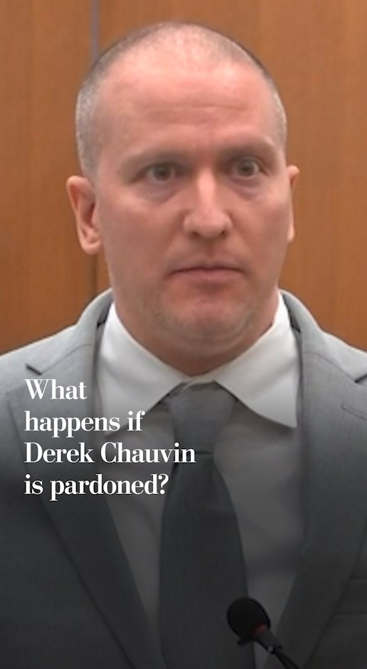 What happens if Derek Chauvin is pardoned?