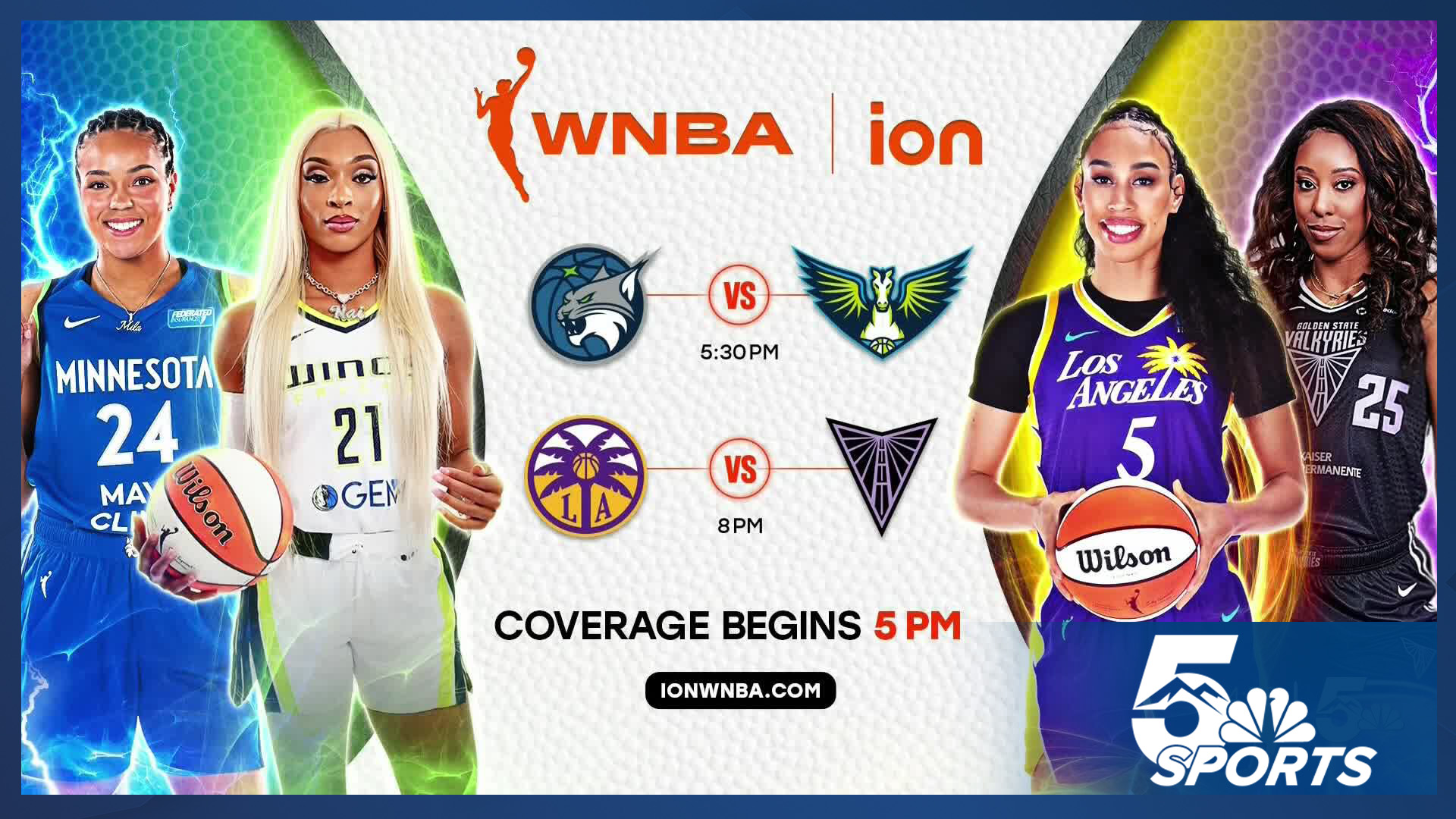WNBA returns with two games on Ion this Friday