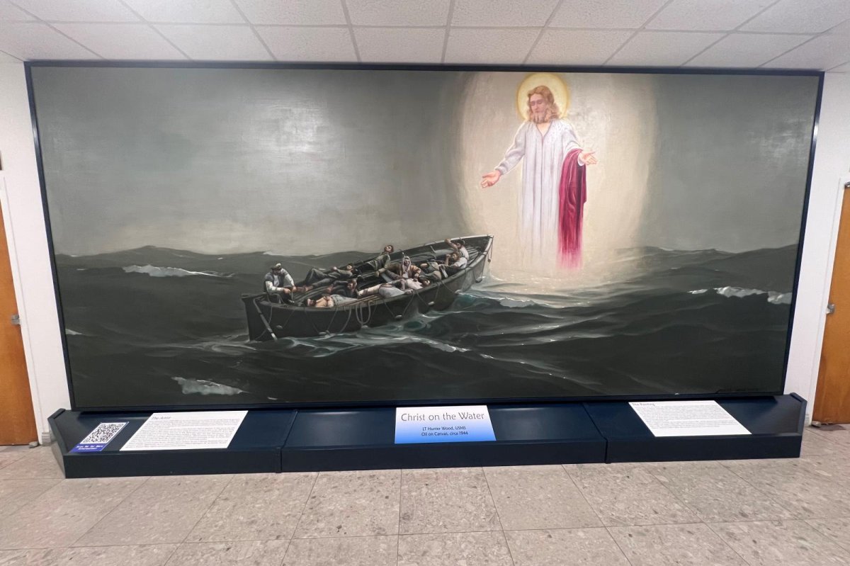 'Christ on Water' painting to be displayed again at U.S. Merchant ...