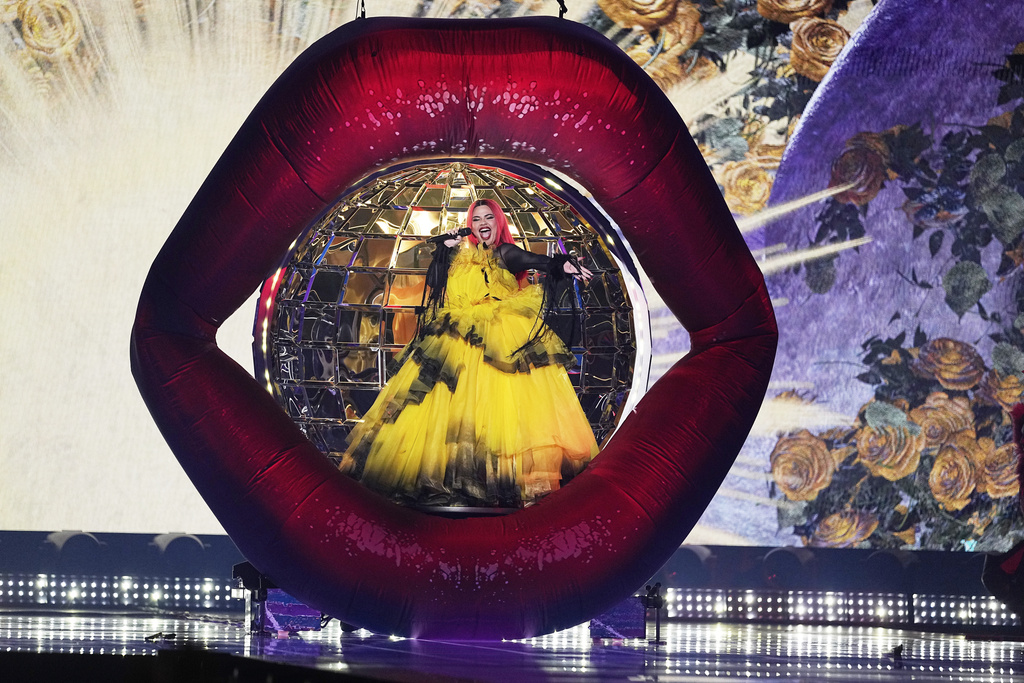 AP PHOTOS: Eurovision final lineup is set after second semi-final