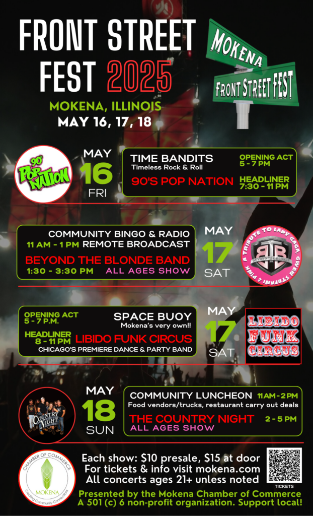 Mokena's First-Ever Front Street Fest Set To Rock Downtown