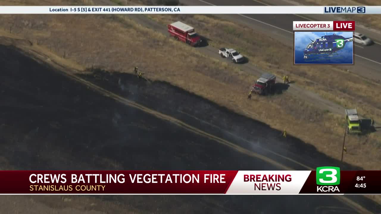 Creek Fire: Cal Fire responds to large vegetation fire in Stanislaus County
