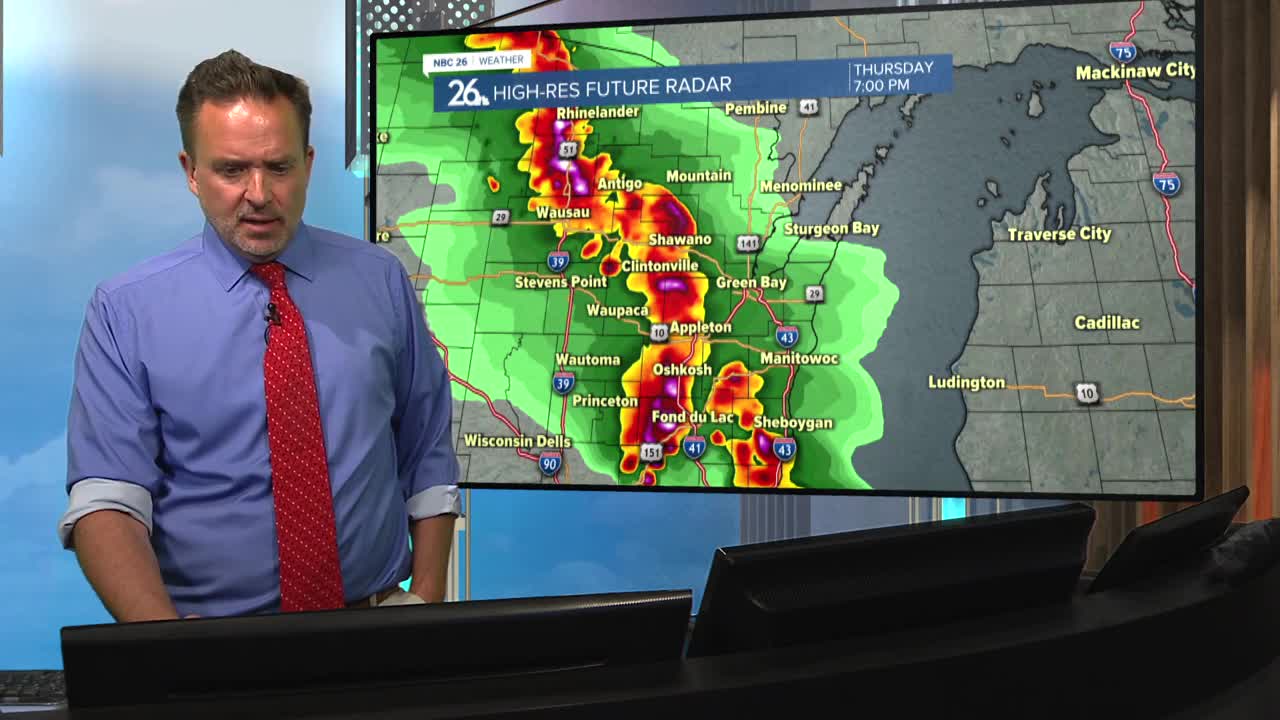 Severe weather hits northeast Wisconsin