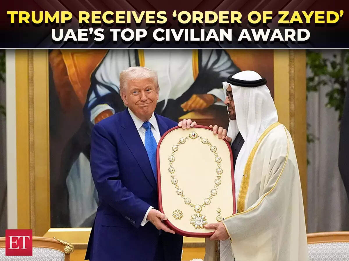 US President Donald Trump receives ‘Order of Zayed’, UAE’s top civilian ...