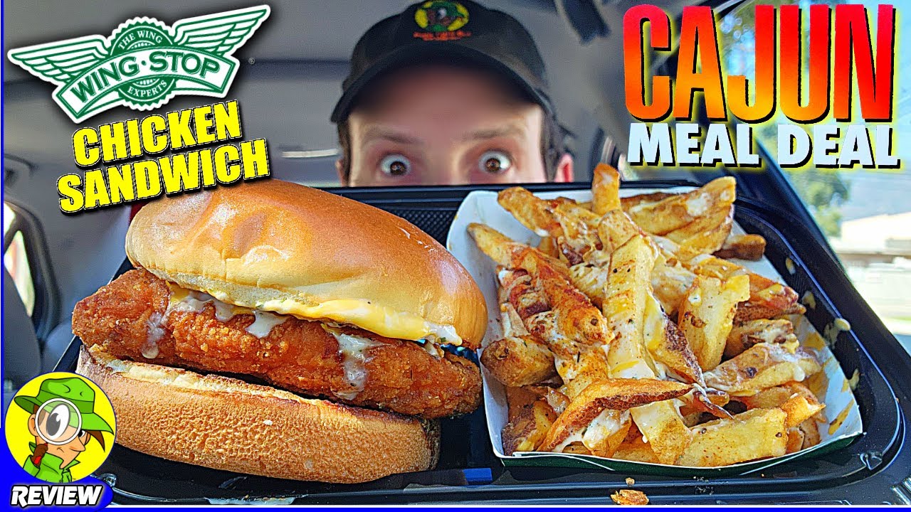 Wingstop® Cajun Meal Deal Chicken Sandwich Review