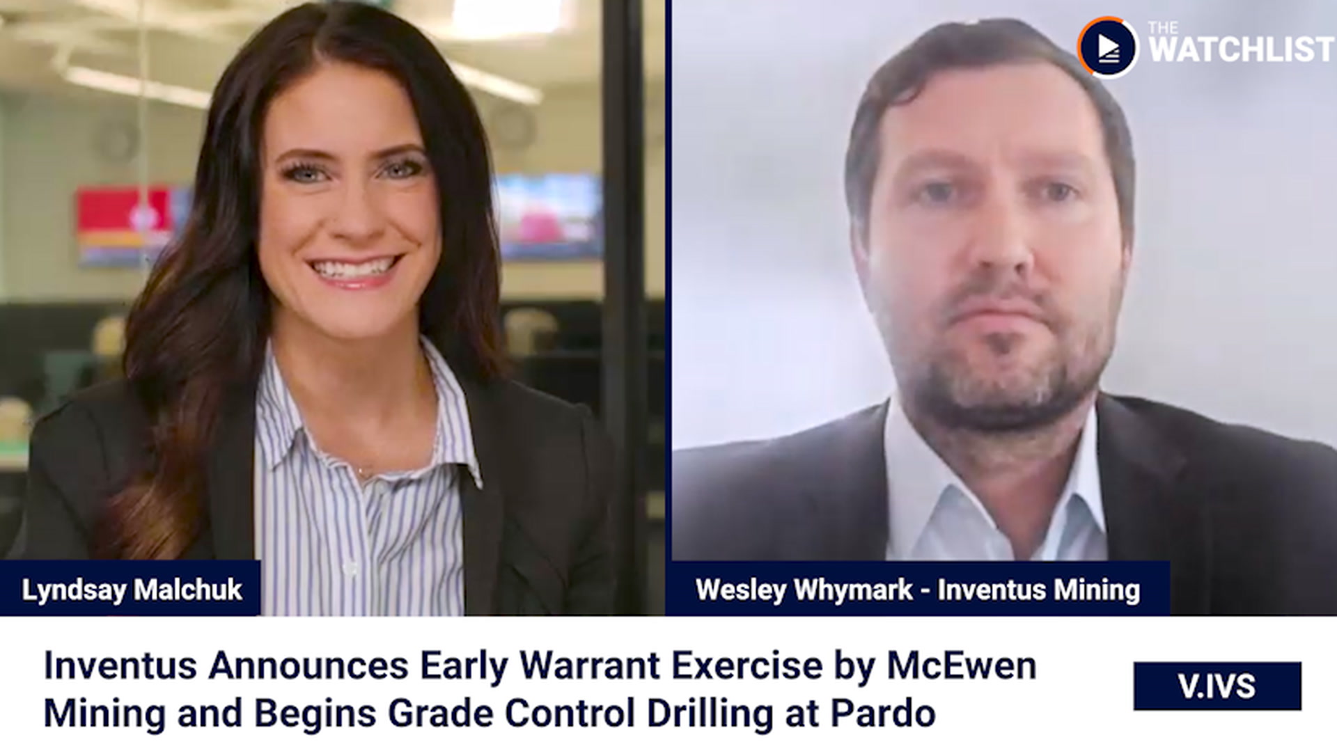 Inventus Mining With President & Head Of Exploration, Wesley Whymark