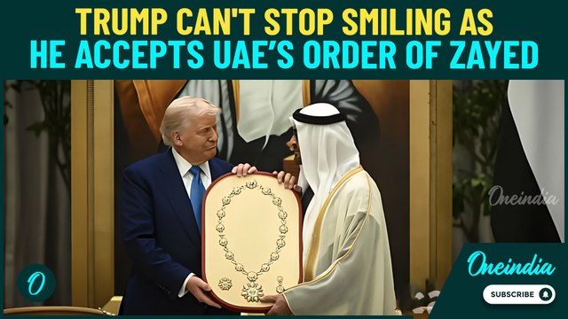 Trump Beams as UAE's Highest Honor, the Order of Zayed, Is Bestowed by ...