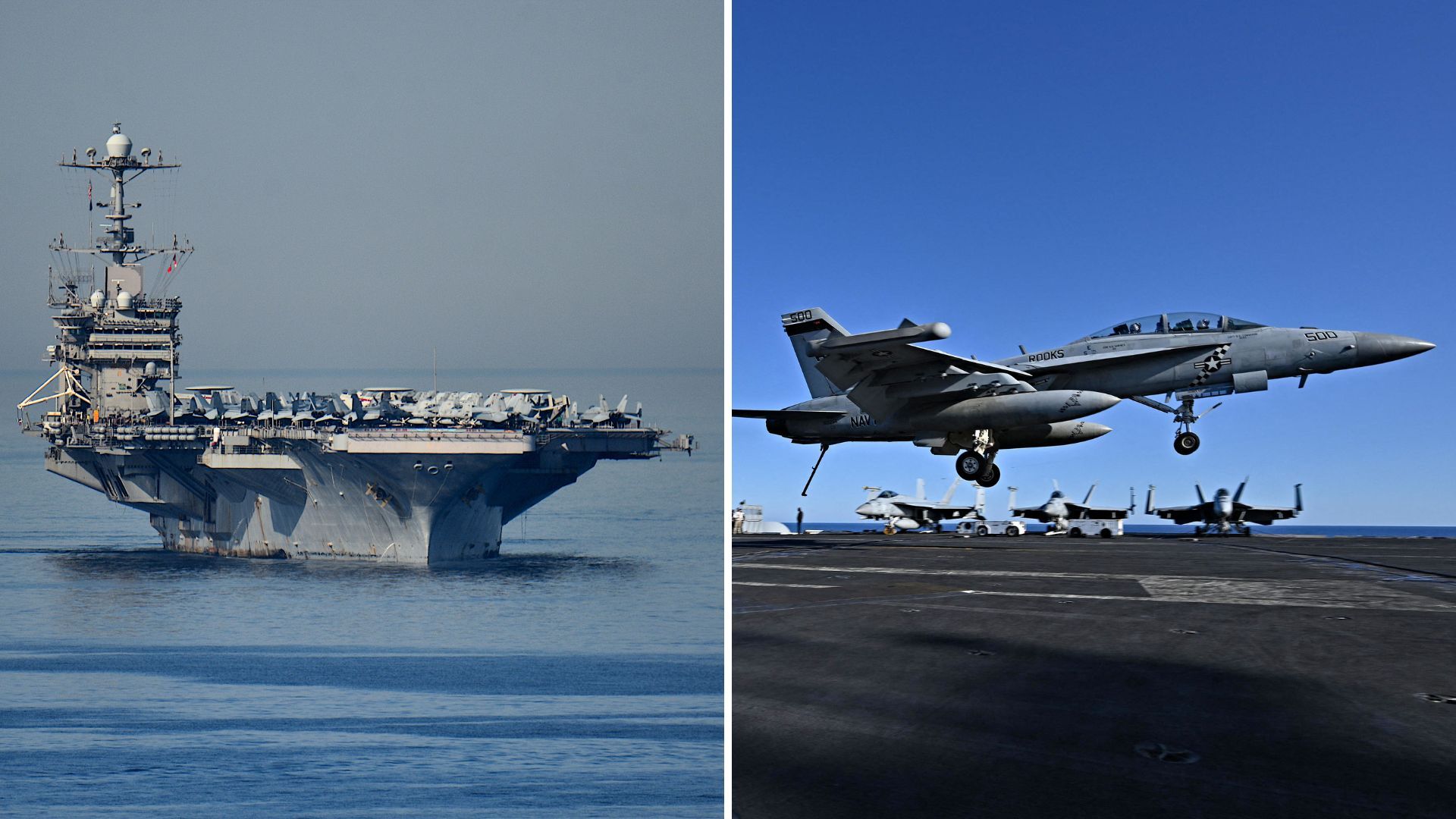 2 US jets fall from aircraft carrier, 3rd shot down