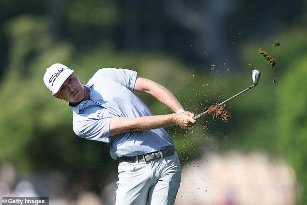 Ryan Gerard takes shock lead at PGA Championship with college rival ...