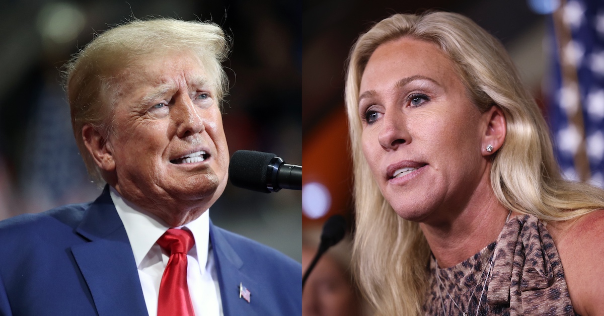 Trump Reportedly Talked Marjorie Taylor Greene Out of Senate Run by ...