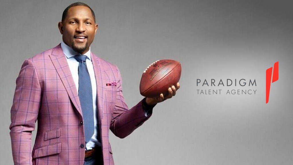 NFL Legend Ray Lewis Signs With Paradigm