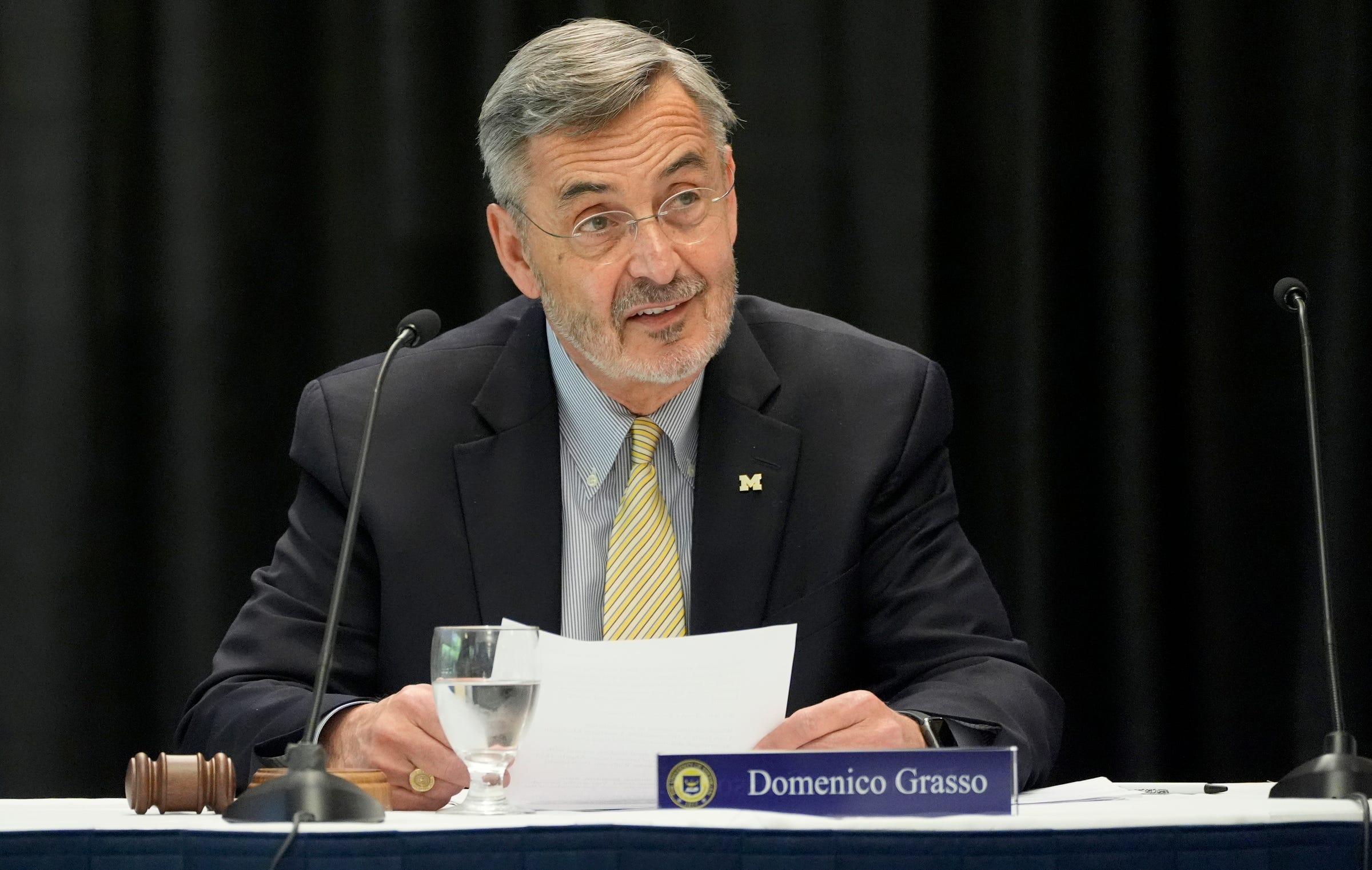 Domenico Grasso installed as University of Michigan's interim president