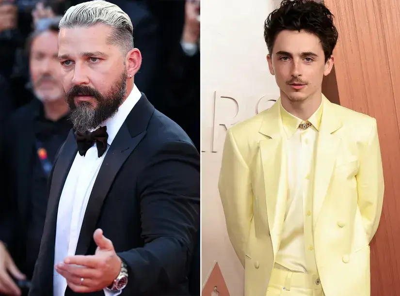 Shia LaBeouf Says He and Timothée Chalamet are 'Good' While Sharing ...