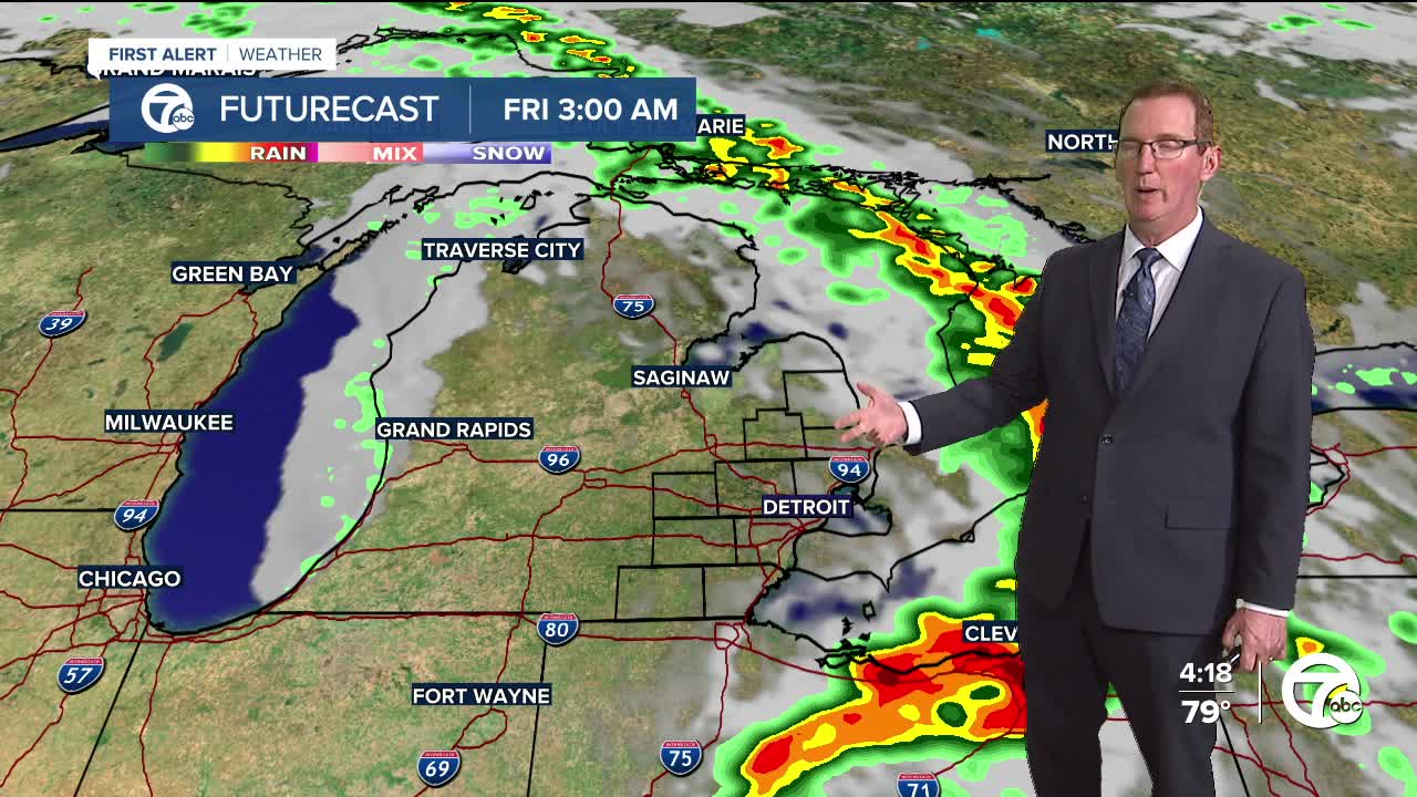 Waiting for big storms tonight