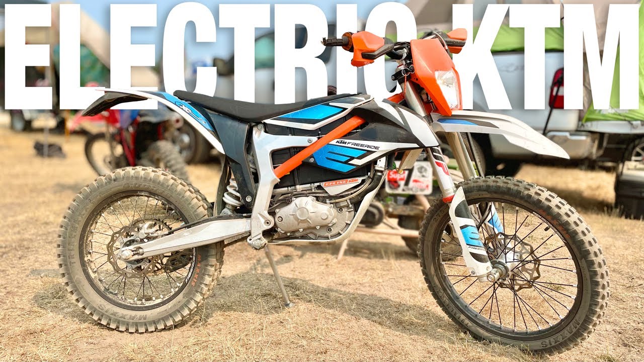 Electric KTM Freeride Fist Ride 18,000 WATTS!