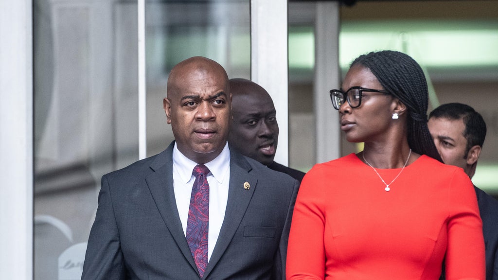 Newark Mayor Ras Baraka appears in court after ICE arrest outside ...