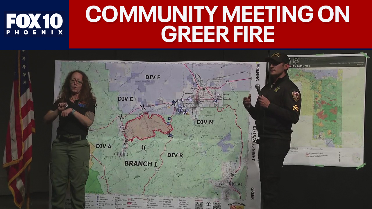 Community leaders provide May 15 update on Greer Fire