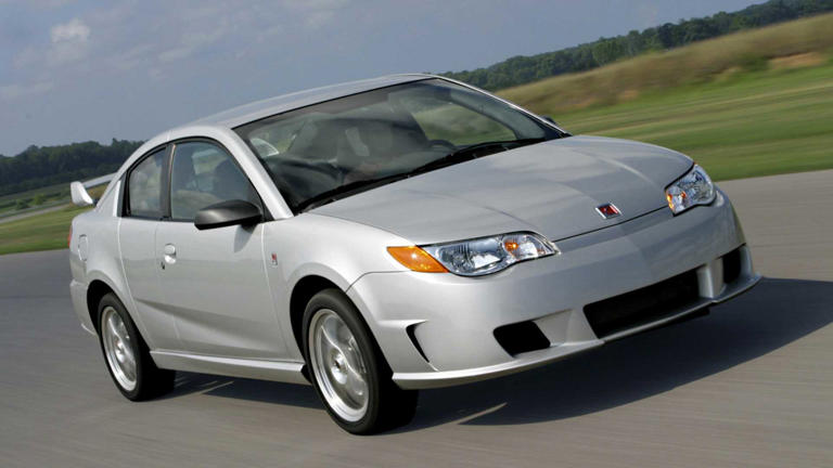 The Saturn Ion Red Line is a cheap, supercharged performance coupe