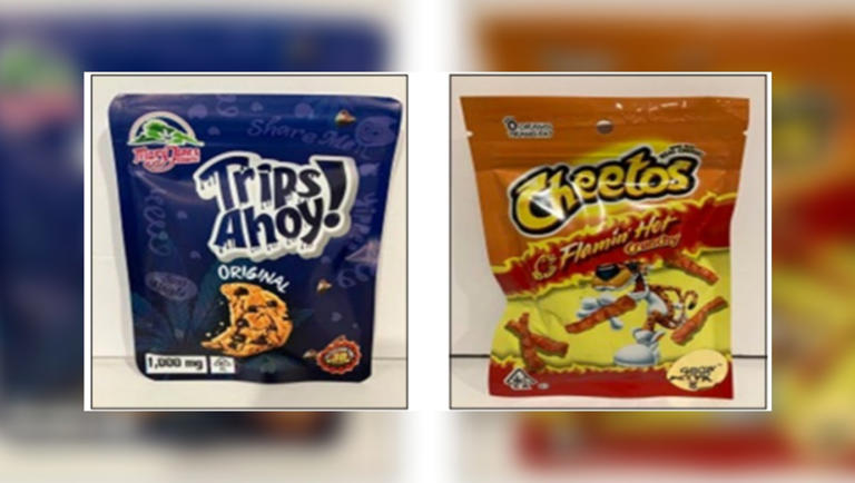 DEA detecta envoltorio de cheetos con delta-8 THC
