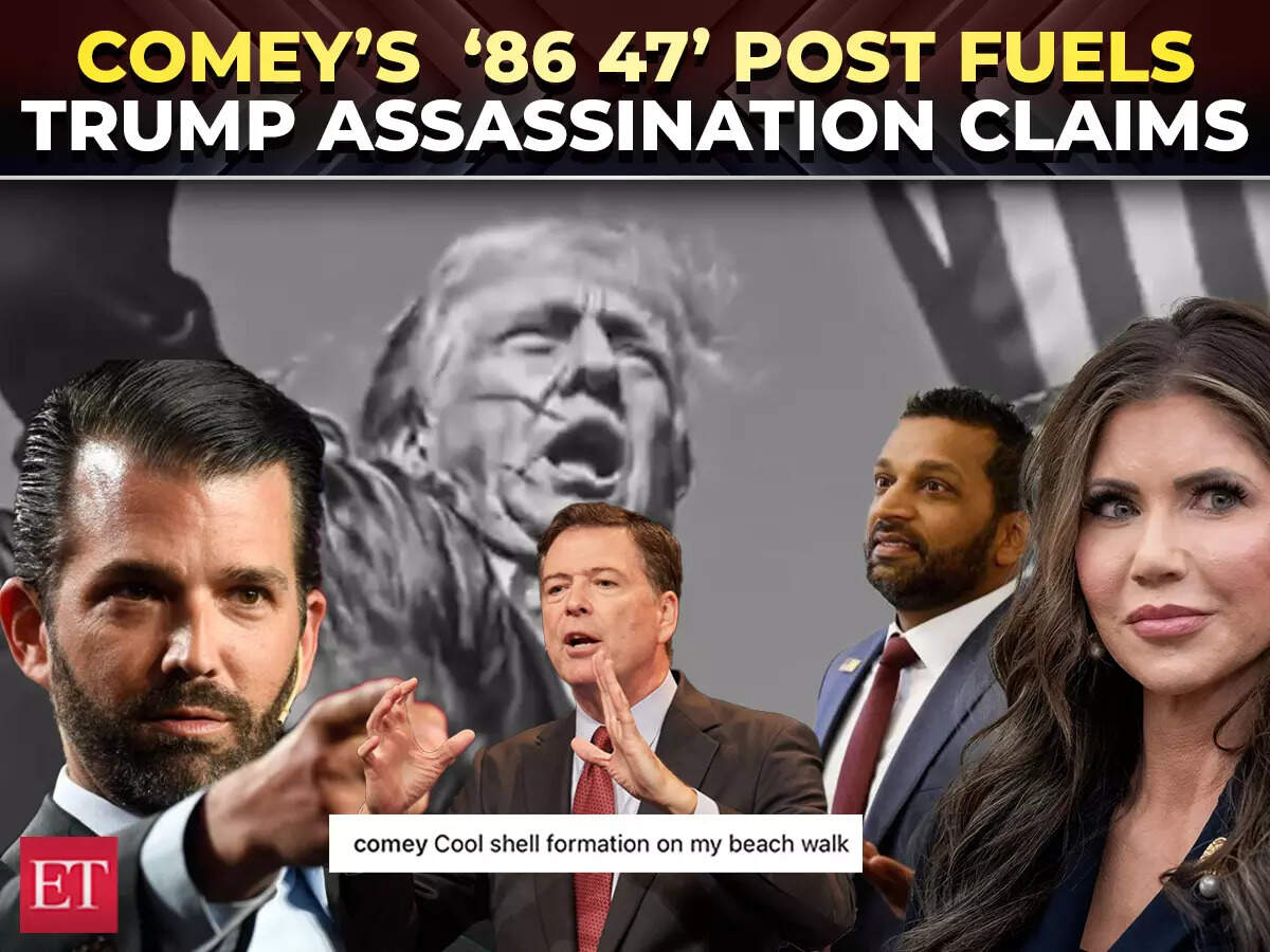 ‘86 47’: Ex-FBI Director James Comey’s Instagram post sparks Trump ...