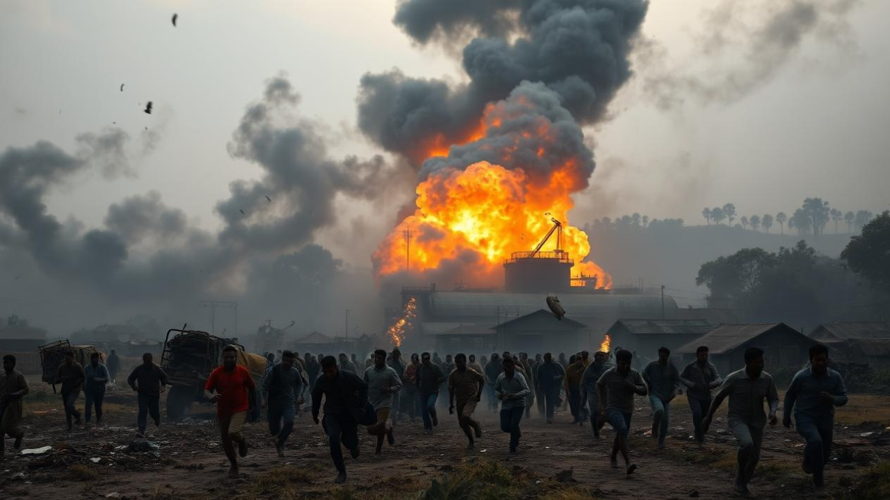 35 complain of eye irritation as ETP tank explodes at Sipcot industrial unit in Cuddalore; 10 ...