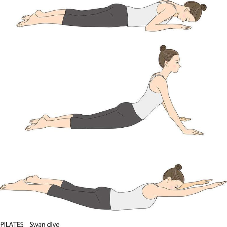 Pilates: Mit dem Swan Dive stärkst du Core, Rücken und Haltung auf einmal