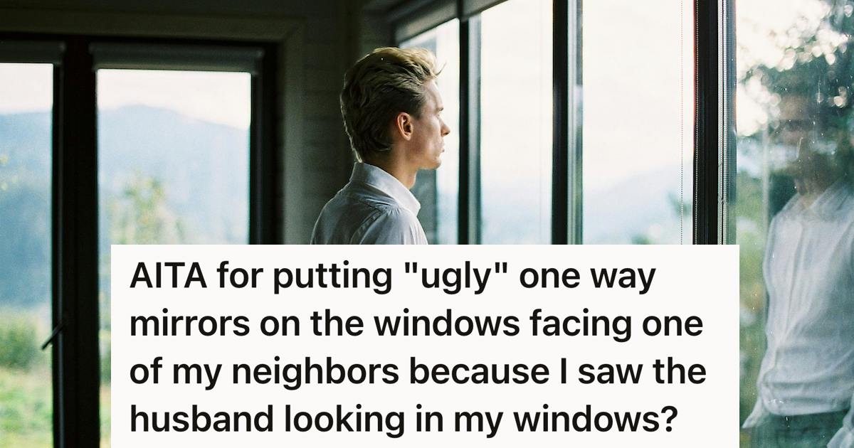 Neighbor Won’t Stop Looking In Her Windows, So She Covered Them With ...