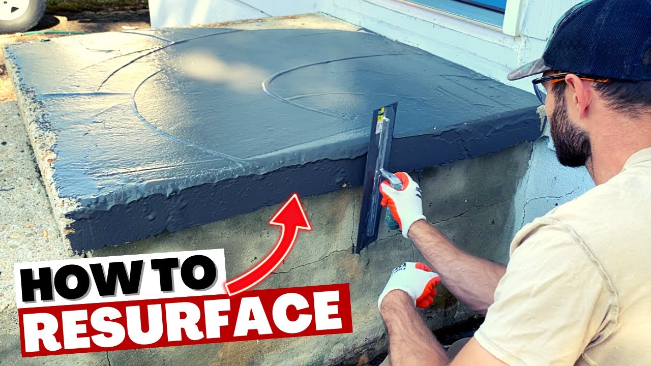 How to resurface concrete steps with NewCrete